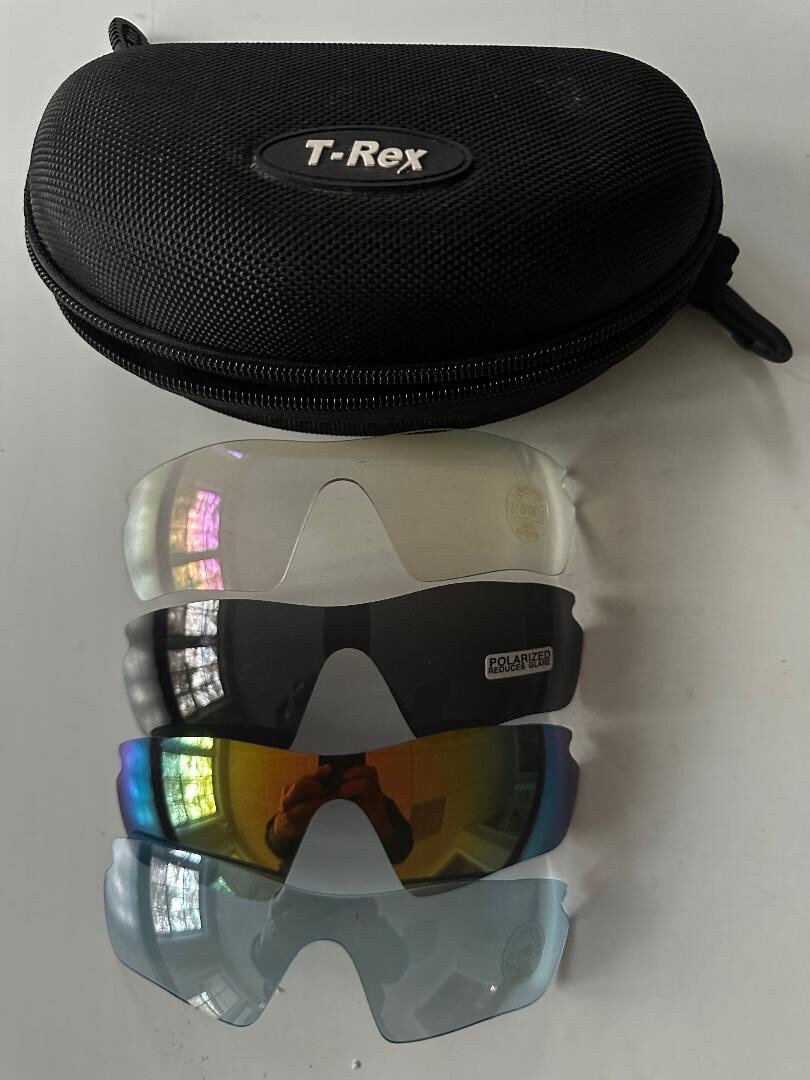 Set of 4: T-Rex: Polarized Sunglasses / Lenses Interchangeable With ...