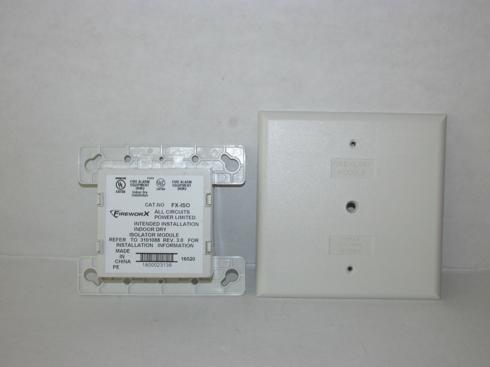 GE KIDDE EDWARDS FIREWORX FX-ISO DOUBLE GANG LINE ISOLATOR MODULE | eBay