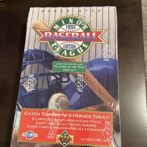 1992 Upper Deck Minor League Edition Baseball Card Box, Sealed - Jeter ...