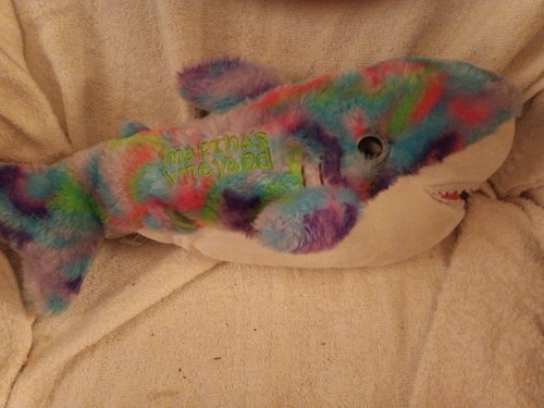 Martha Vineyard Multicolor Shark New Realistic looking Stuffed Animal ...