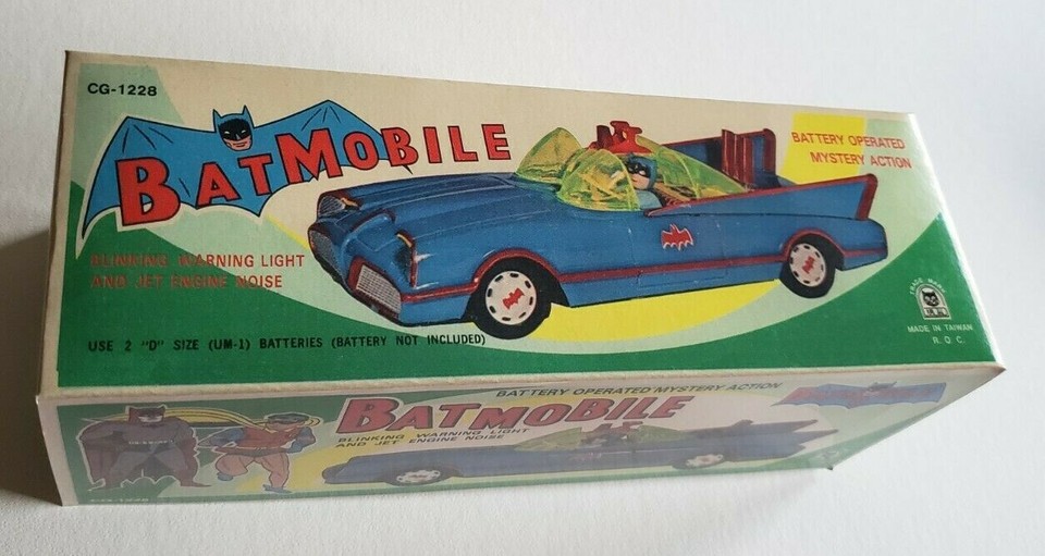 Batman Batmobile Empty Box for Battery Operated Toy CG-1228 Cein | eBay