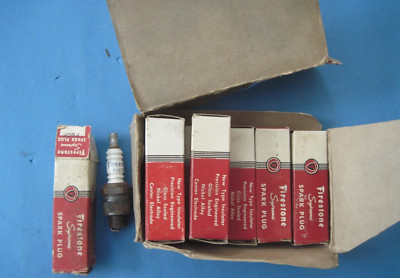 group of 8 New old Stock Firestone Spark plugs F-80-F | eBay