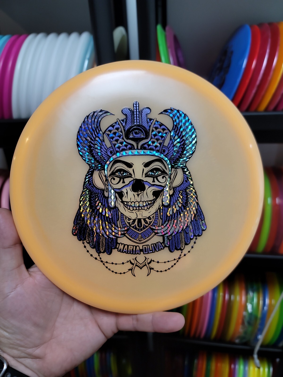 Infinite Discs Peach Orange 180g #3 Anubis midrange Glow CBlend Disc ...