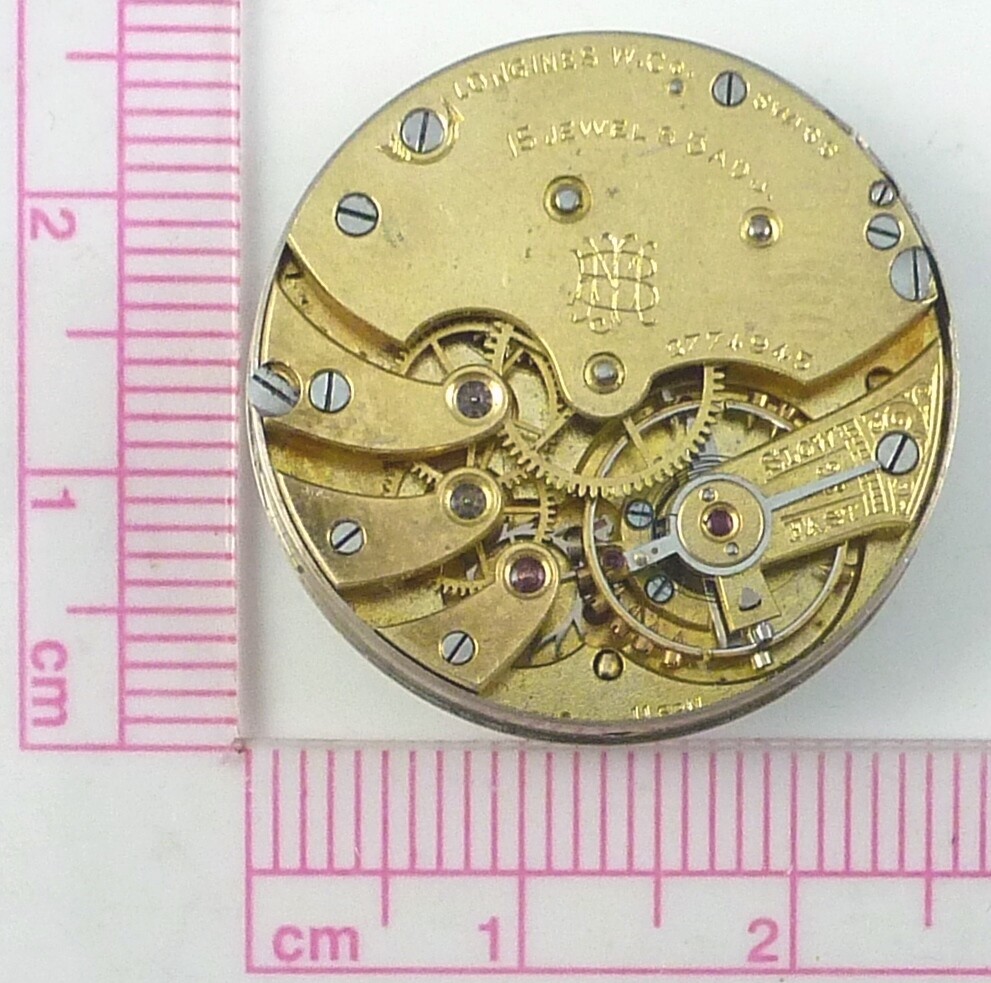 Vintage Longines Ladies Pocket Watch Movement - Parts Repair - Broken ...