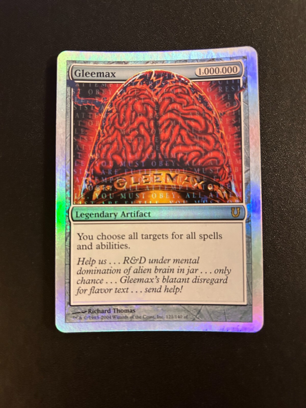 FOIL Gleemax (Alternate Foil) | MtG Magic Unhinged |English |Near Mint ...
