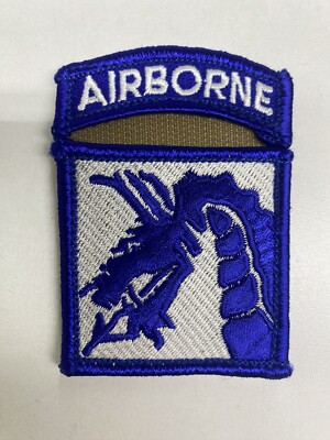 18TH AIRBORNE CORPS PATCH WITH AIRBORNE TAB - FULL COLOR / With Hook | eBay