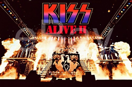 KISS Band 24 x 36 Alive II Full Stage Custom Poster | eBay