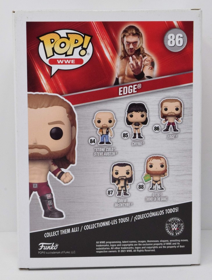 Edge WWE Wrestling Funko Pop 86 Figure New | eBay