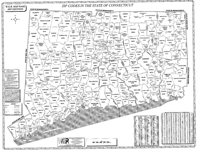 Norwalk Ct Zip Code Map - Map