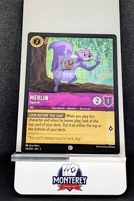 MERLIN Squirrel NM-MINT Disney Lorcana TCG non holo 54/204 EN2 | eBay