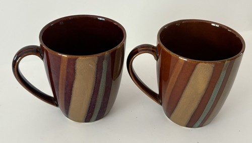 Set of 2 Sango Avanti Brown Coffee Tea Mugs Cups #4722 | eBay