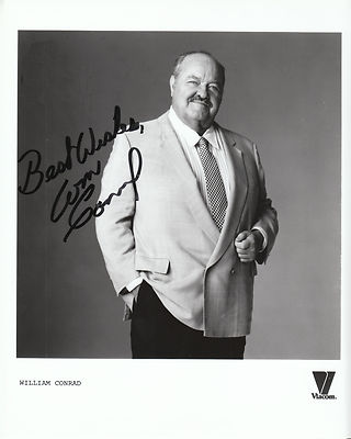 WILLIAM CONRAD Autographed Reprint 8" x 10" glossy photo print | eBay