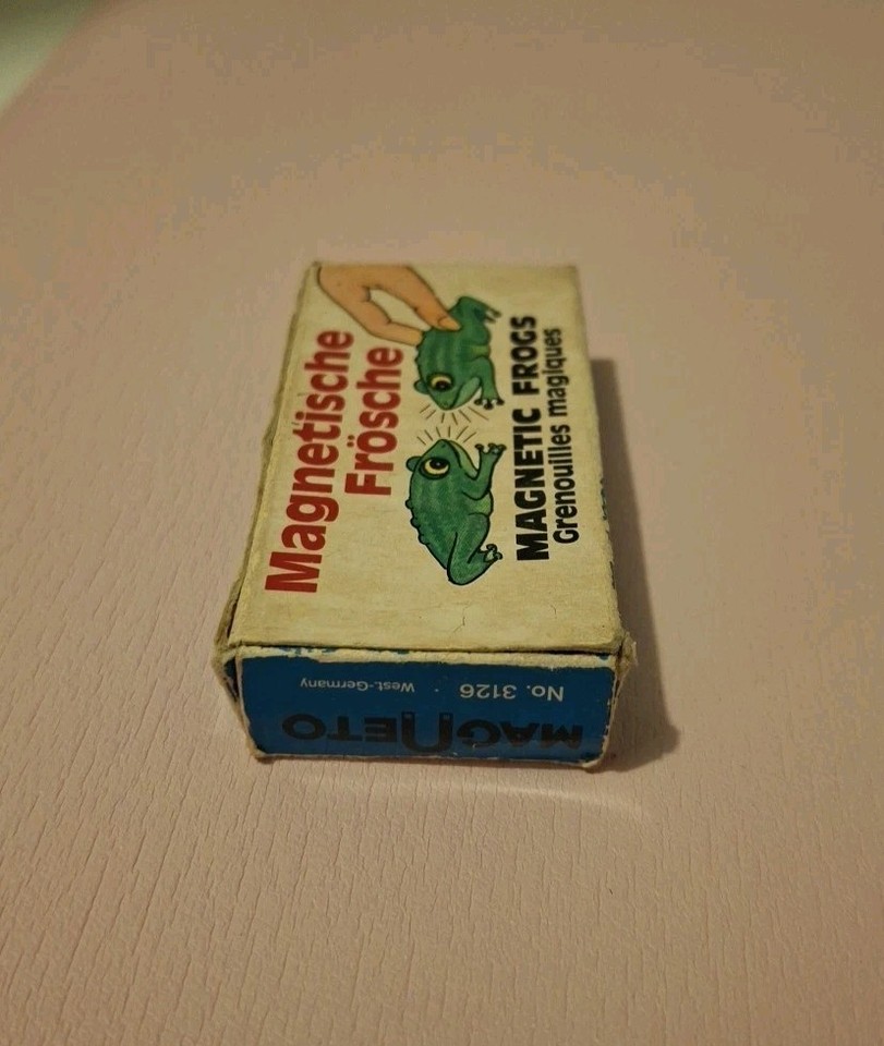 Vintage Magnetic Frogs Toy Magneto West Germany in Original Box ...