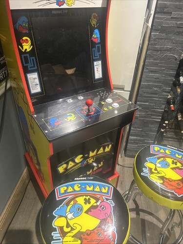 Pac Man Retro Arcade With Two chairs | eBay UK