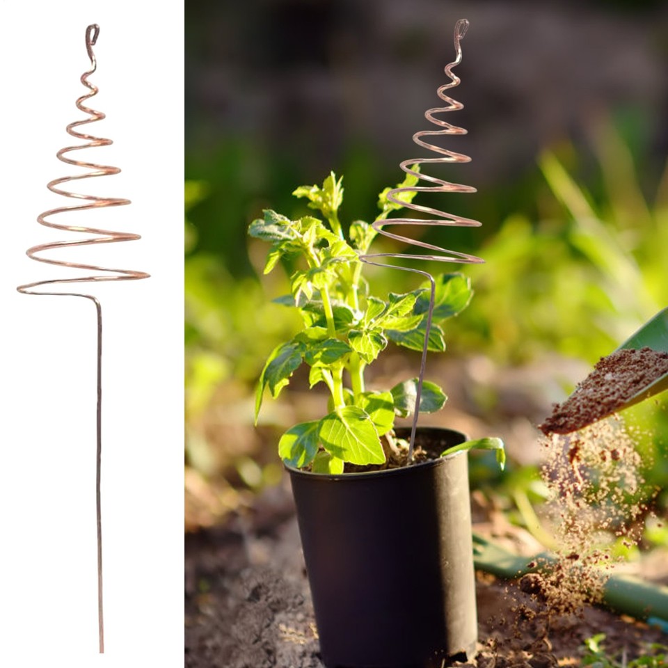 6PCS Electroculture Plant Stakes Long Copper Rods for Garden Growing | eBay