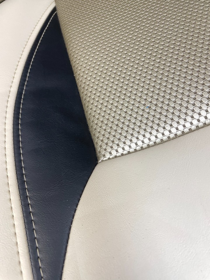 SILVER WAVE HIGH BACK PONTOON RECLINING HELM SEAT 34 1/2" H X 22 1/2" W ...