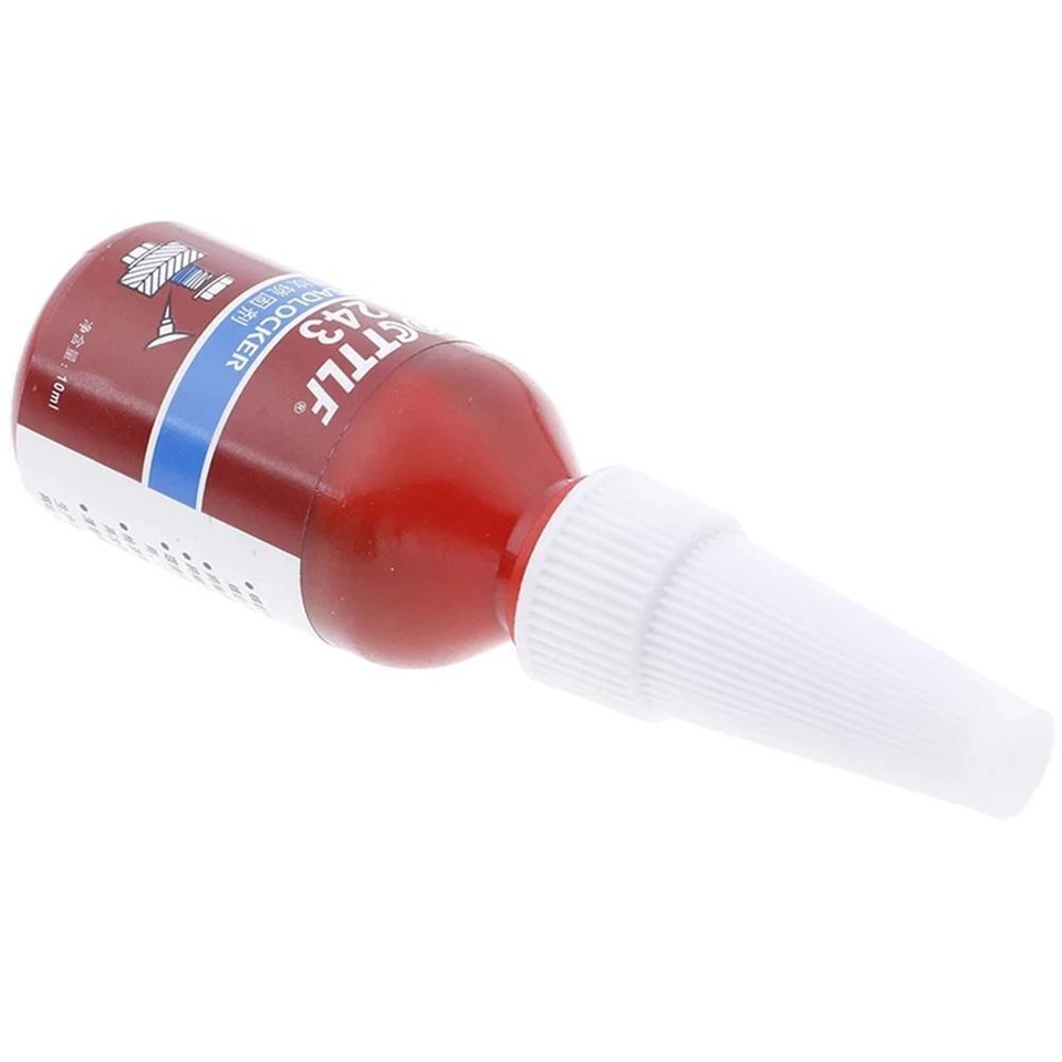 243 Thread Lock Blue Bolt Stud Fast Fix Screw Glue 10ml Compound Nut ...