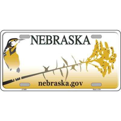 Nebraska Metal Novelty License Plate Tag LP-9498 | eBay