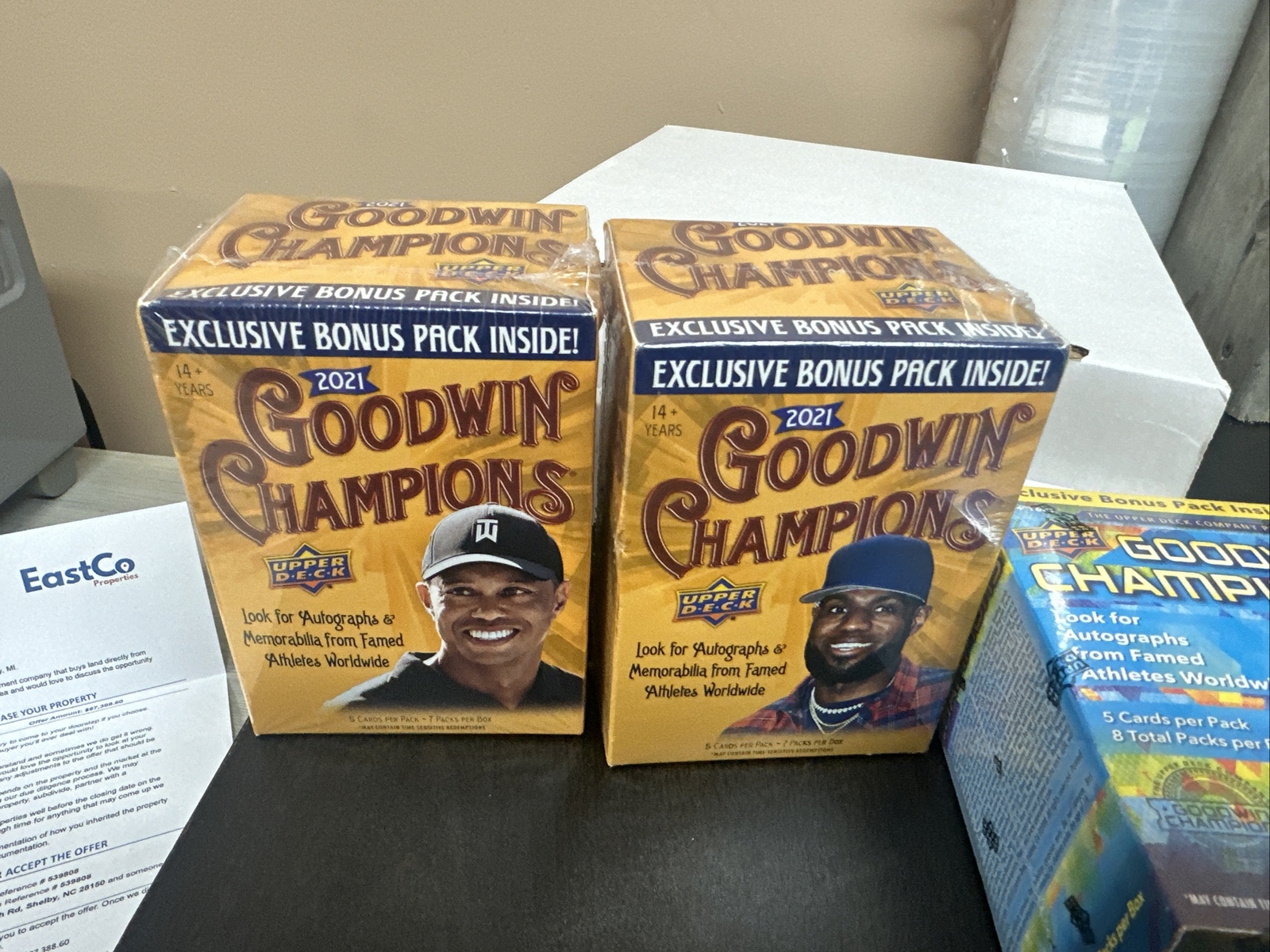 2021 Upper Deck Goodwin Champions 3 Blaster Boxes & Bonus Packs Sealed ...