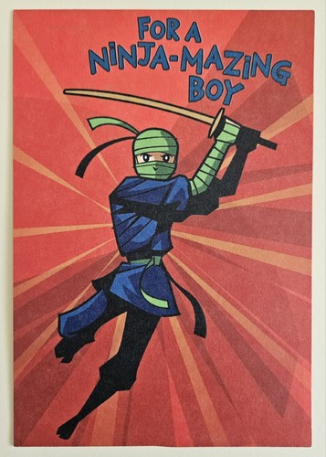 Birthday/ Ninja Greeting Card/American Greetings(incl. Envelope 5×7 ...