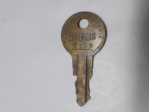 ILLINOIS Lock Key # G339 G 339 Slot Machine Jukebox Wallbox Arcade Coin ...