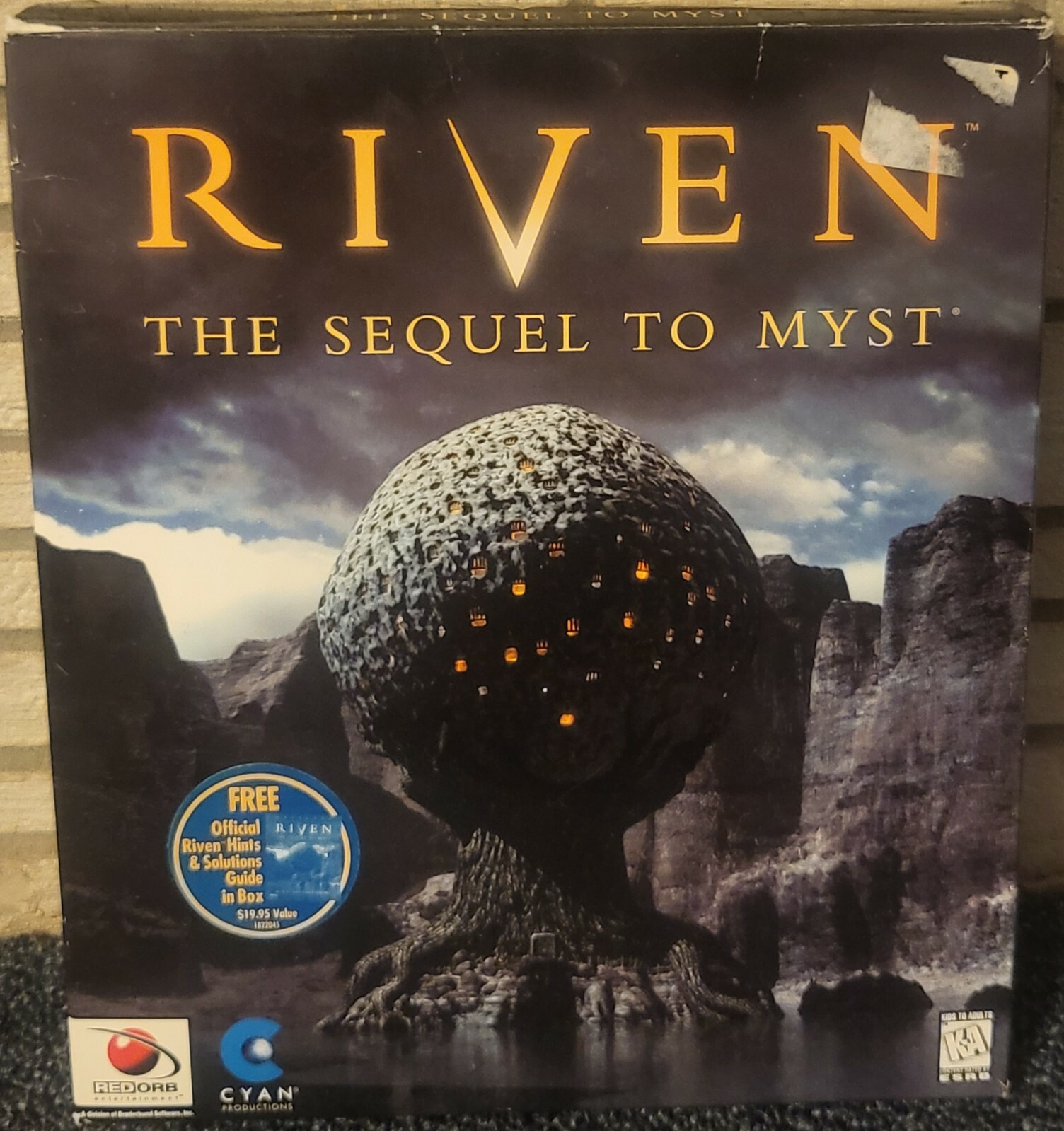 Riven The Sequel to Myst (Big Box) PC Game Strategy Guide 1997 NEW/OPEN ...
