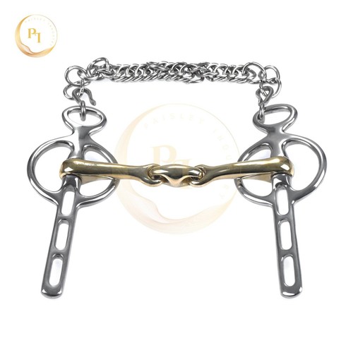 Liver Pool Driving Lozenge Horse Bit Curb Chain German Silver (Horse ...