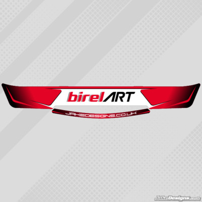BIRELART 2018 STYLE HELMET VISOR STICKERS/STRIPS - KARTING | eBay UK