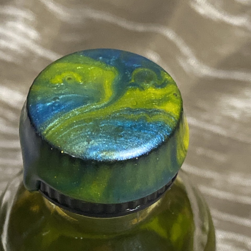 Yellow Fairy Potion Magic Moody Bottle, Swirly Shimmer Sparkle. | eBay