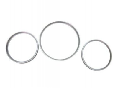 Satin Chromed Gauge Rings For BENZ W163 ML-CLASS ML320 ML350 ML430 98 ...