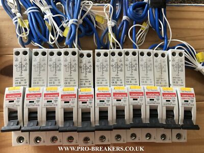 CONTACTUM RCBO 6A 10A 16A 20A 32A 40A 1 POLE 30MA TYPE B C CPBR | eBay UK