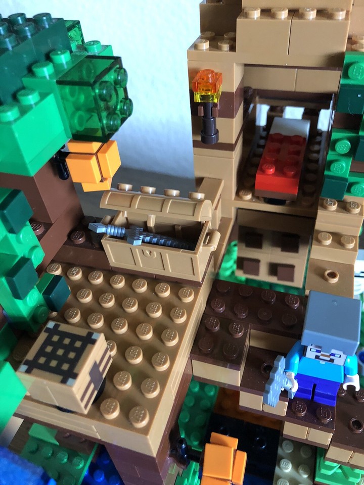 LEGO 21125 THE JUNGLE TREE HOUSE Minecraft COMPLETE W/ INSTRUCTIONS | eBay