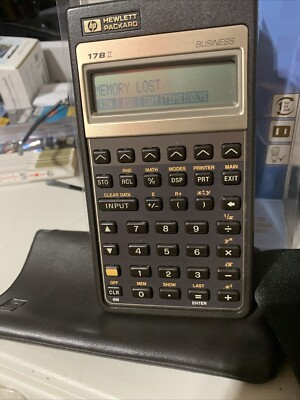 Hewlett-Packard HP 17BII Business Financial Calculator + Sleeve Tested ...
