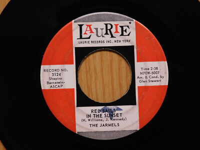 The Jarmels doo wop 45 Red Sails In The Sunset on Laurie Records | eBay