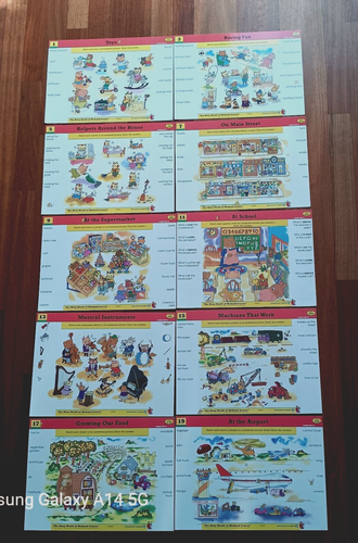 Vtg R. Scary II "The busy World of Richard Scarry" 20 Game Double Sided ...