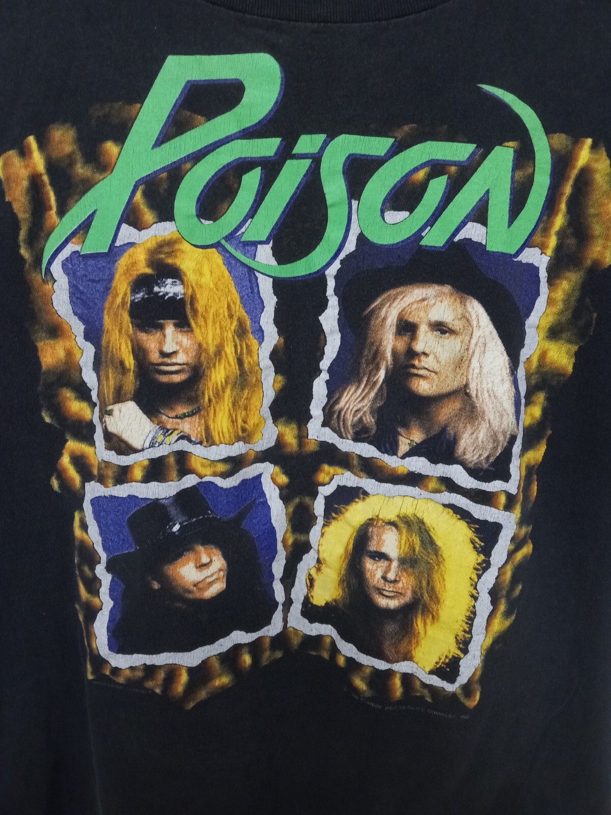 1990-91 POISON Double Sided FLESH & BLOOD Concert Tou… - Gem