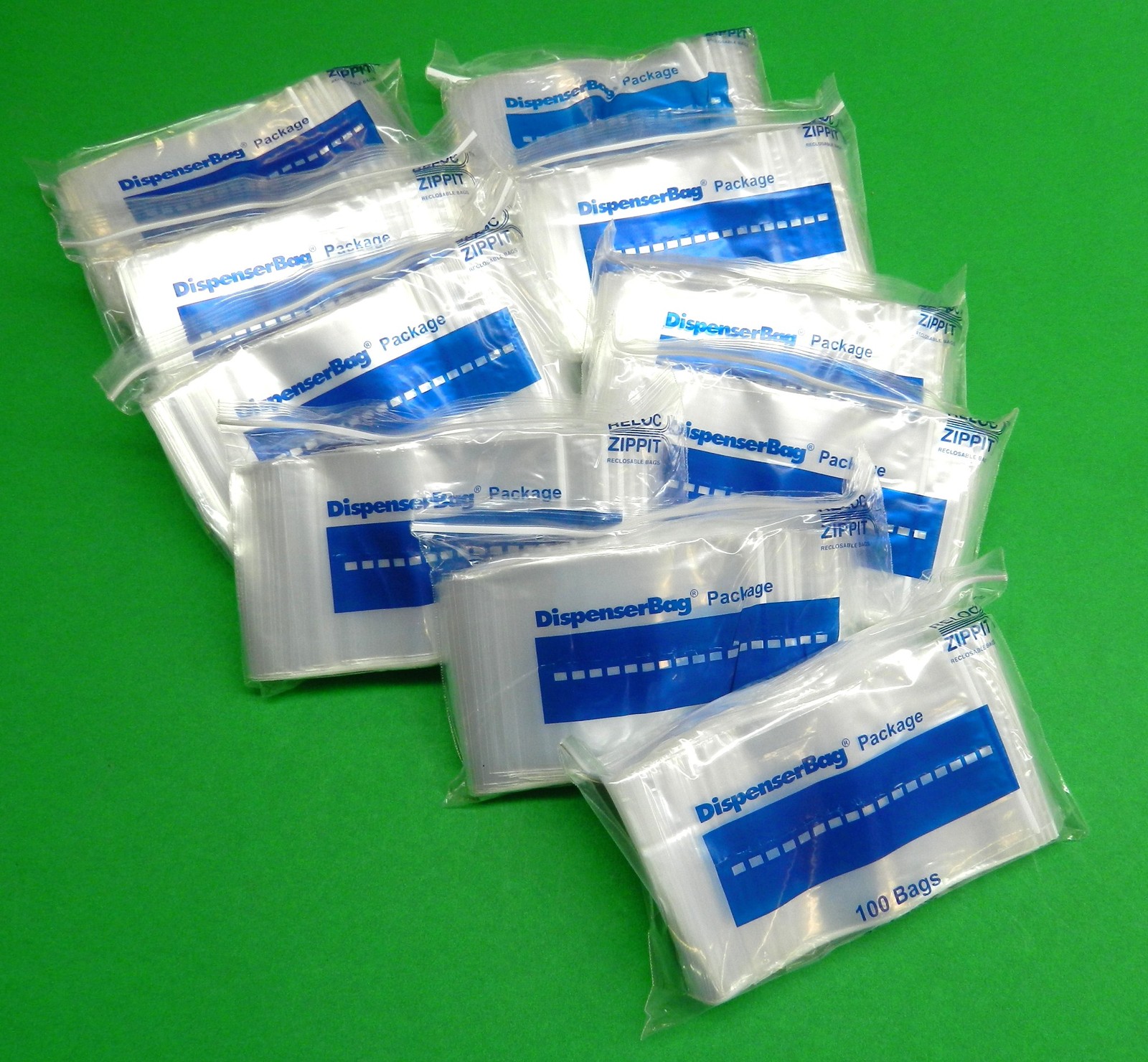 1000 3"x4" Reloc Zippit Slide Top Lock Bags Clear 2mil Reclosable ...