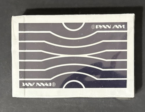Vintage Pan Am Airline Playing Cards Deck Made In Taiwan New Torn ...
