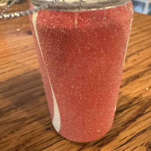 Coca Cola Ornaments (2) Can Of Coke, Glass Of Coke | eBay