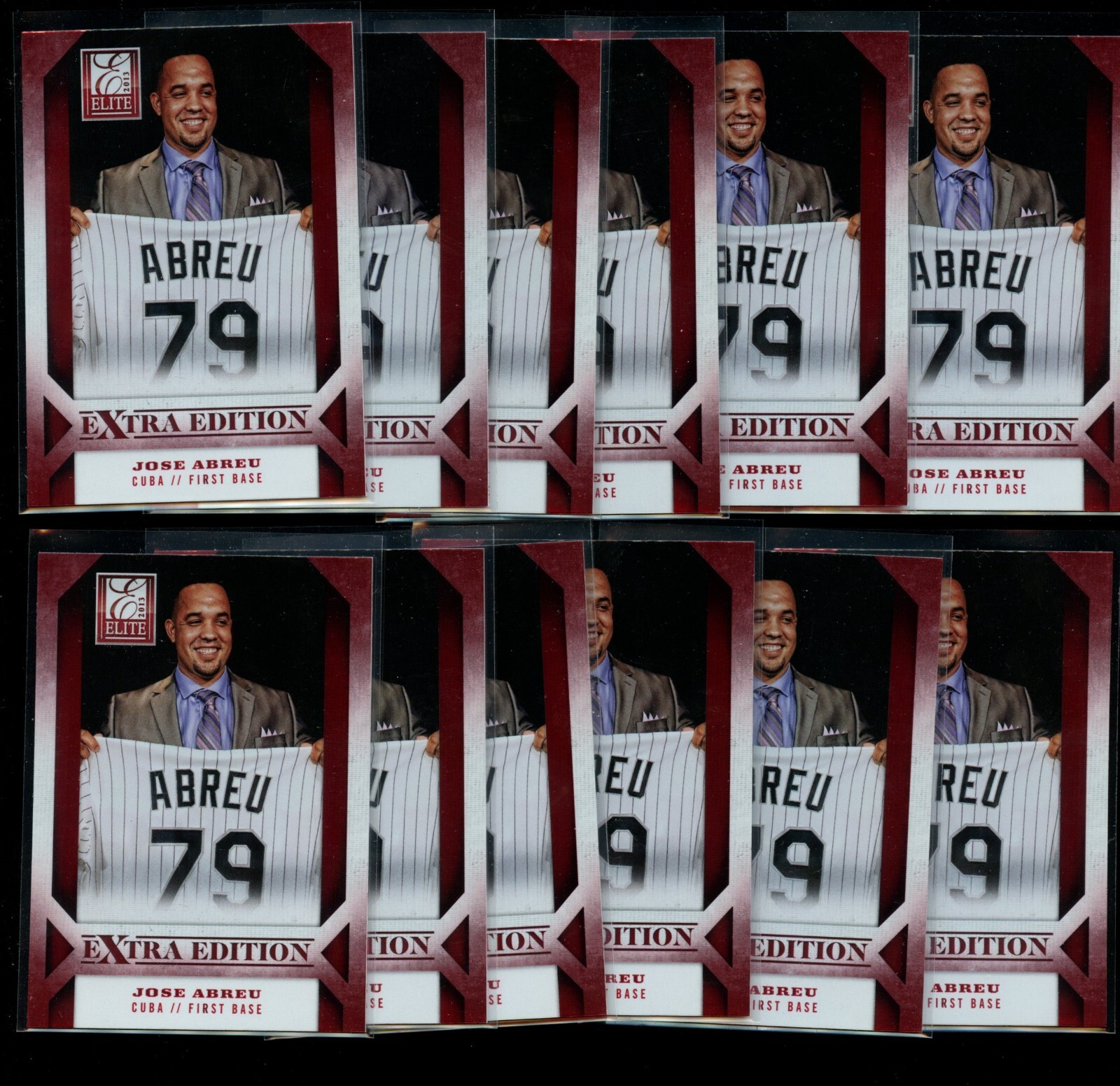 12 Lot 2013 Panini Elite Extra Jose Abreu Rookie RC #93 RC | eBay