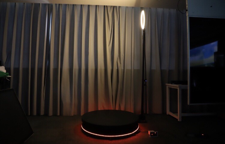 360 Photo Booth Videobooth Automatic Rotating Selfie Wedding 115cm UK ...