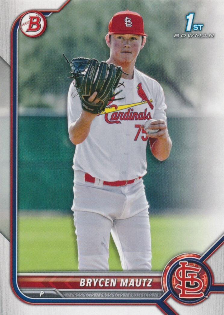 BD-124 BRYCEN MAUTZ 2022 Bowman Draft 1st BOWMAN ST LOUIS CARDINALS | eBay