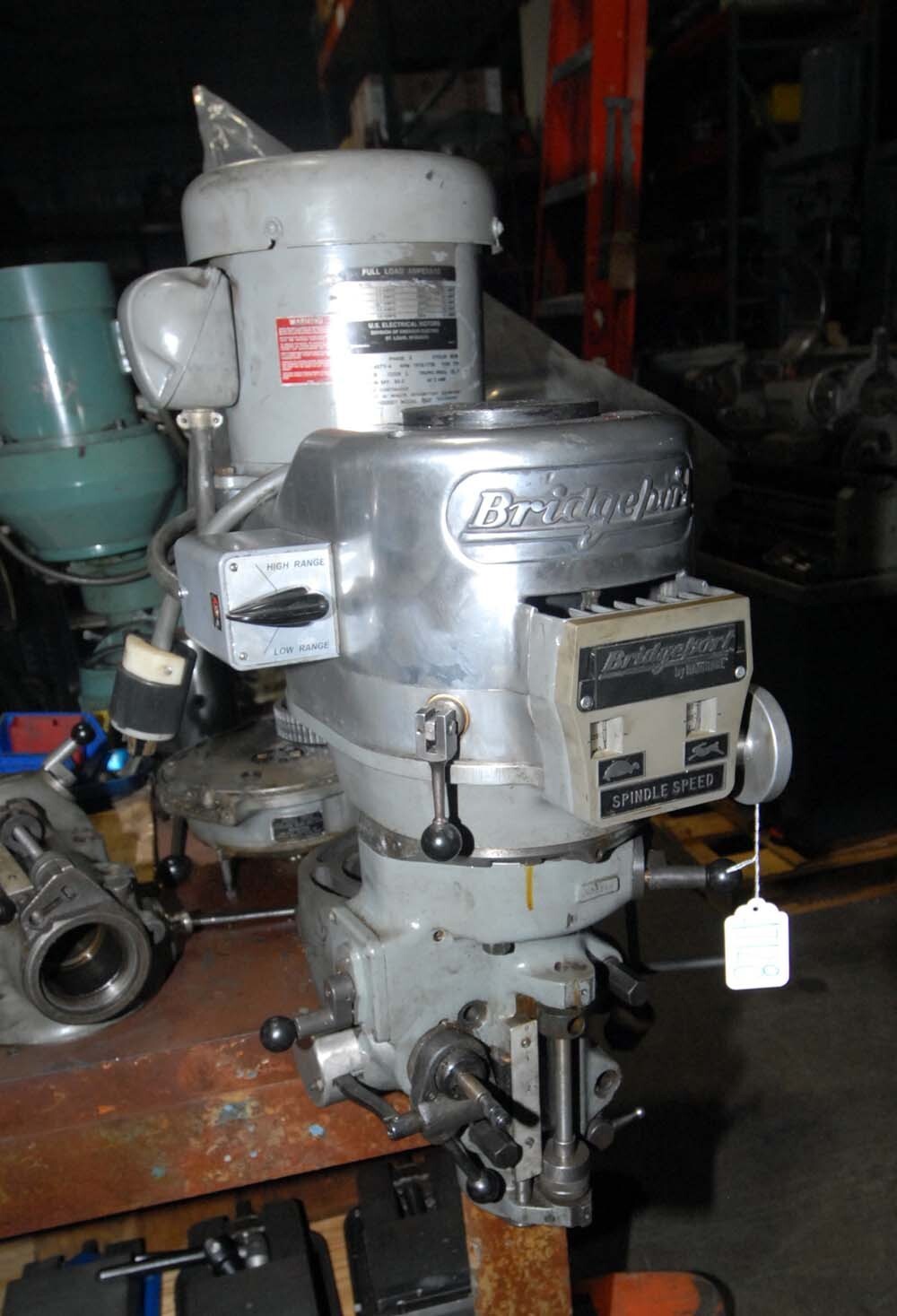 Bridgeport 2 hp head This is a recondition head. Inspect under power ...