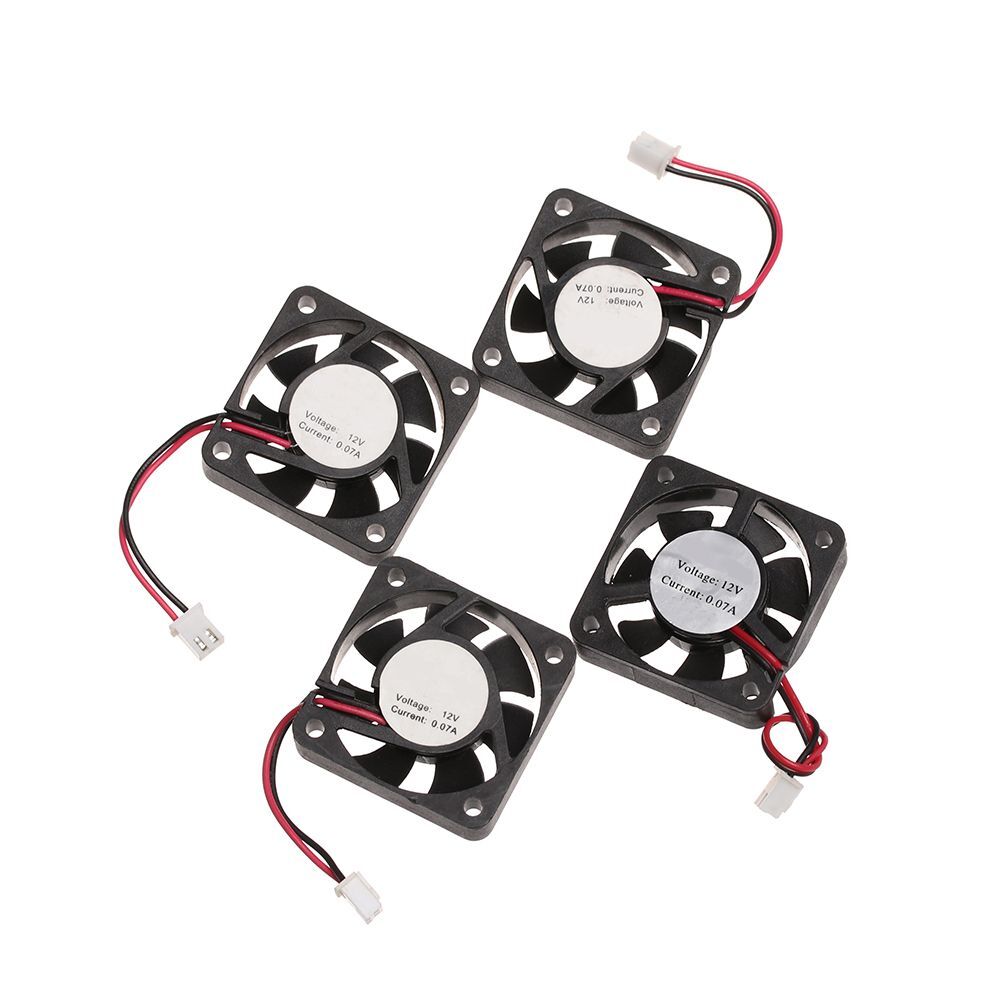 Heatsink 7 Blade Cooling Cooler Mini Computer Fans 4010 12V DC ...