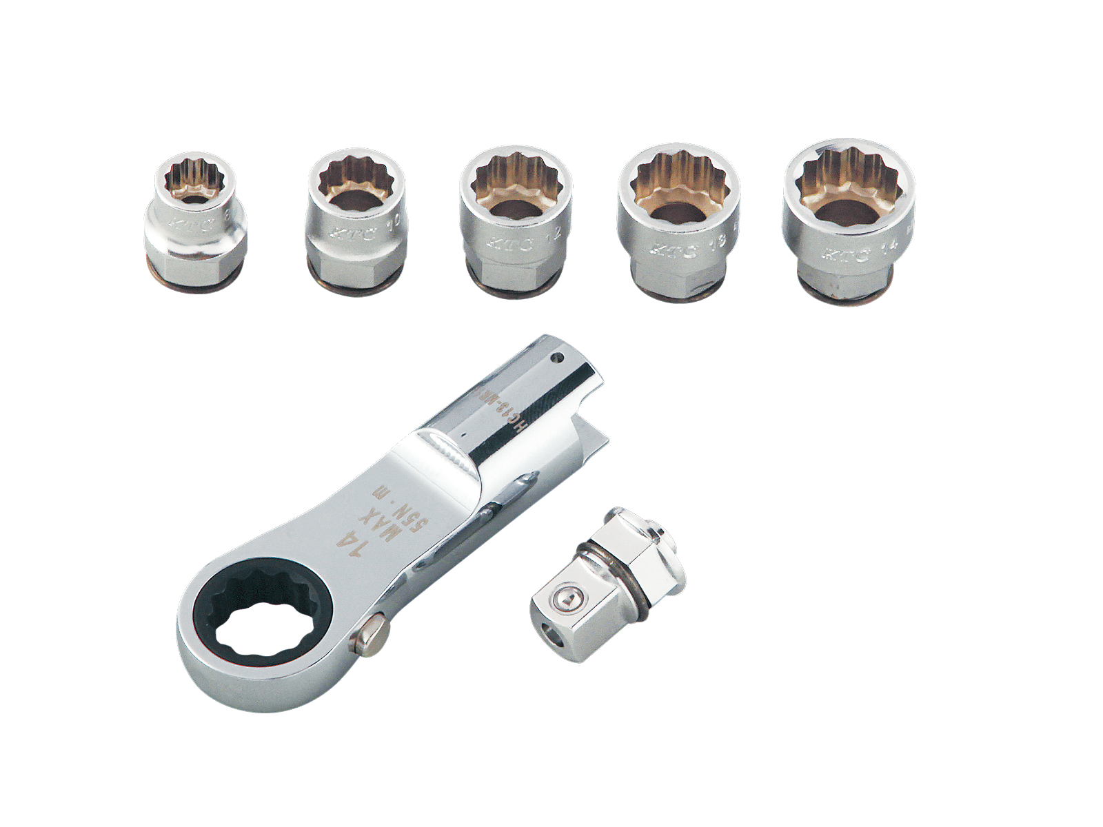 KTC Ratchet Box Head Set TGX13MR147 For Digital Toque Wrench Exchange ...