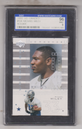 2000 - UD Graded - Michael Wiley - NUMBERED - ROOKIE CARD - GRADED MINT ...
