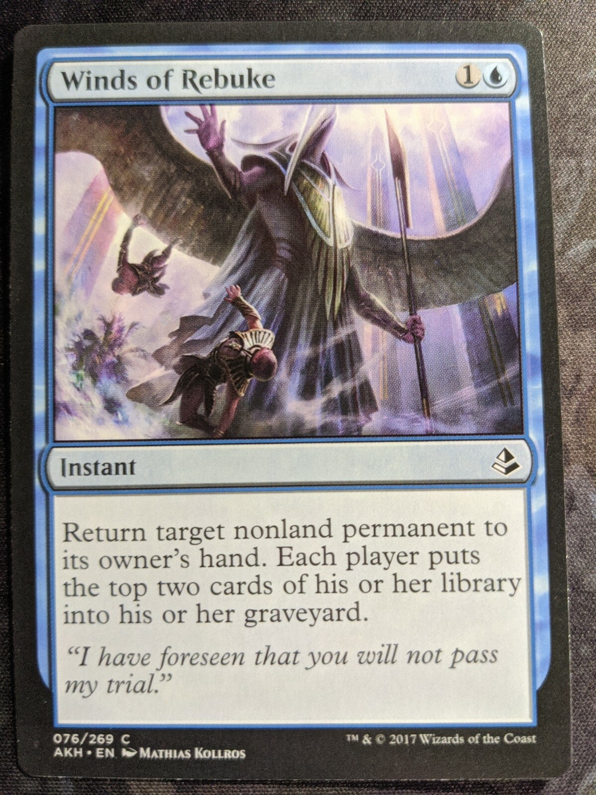 MTG+Winds+of+Rebuke+Amonkhet+076%2F269+Regular+Common for sale online ...