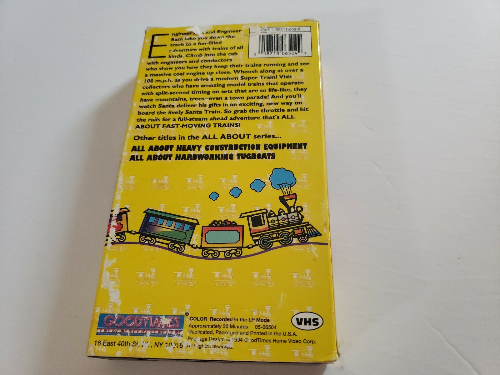 All About Fast Moving Trains VHS Goodtimes Strasburg Western Maryland ...