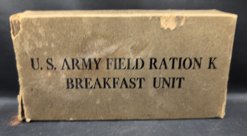 WWII/2 US Army Field Ration K Breakfast Unit made by Patten Food ...