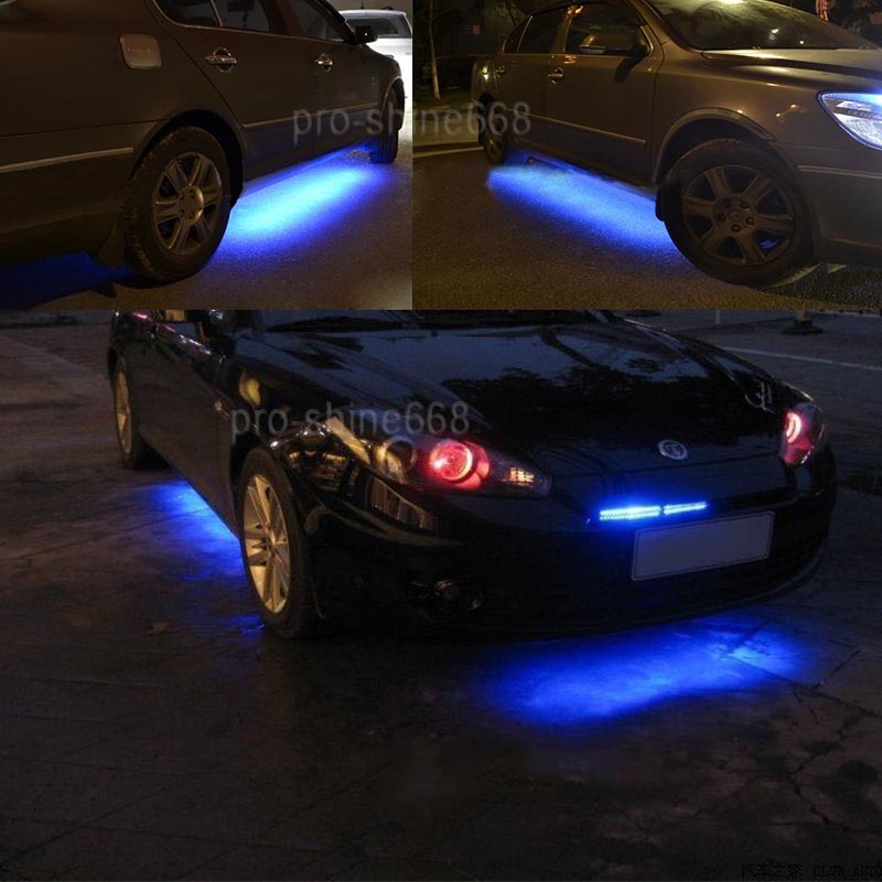 Blue Neon Lights Under Car Car Interior Lighting,5m Car LED Light